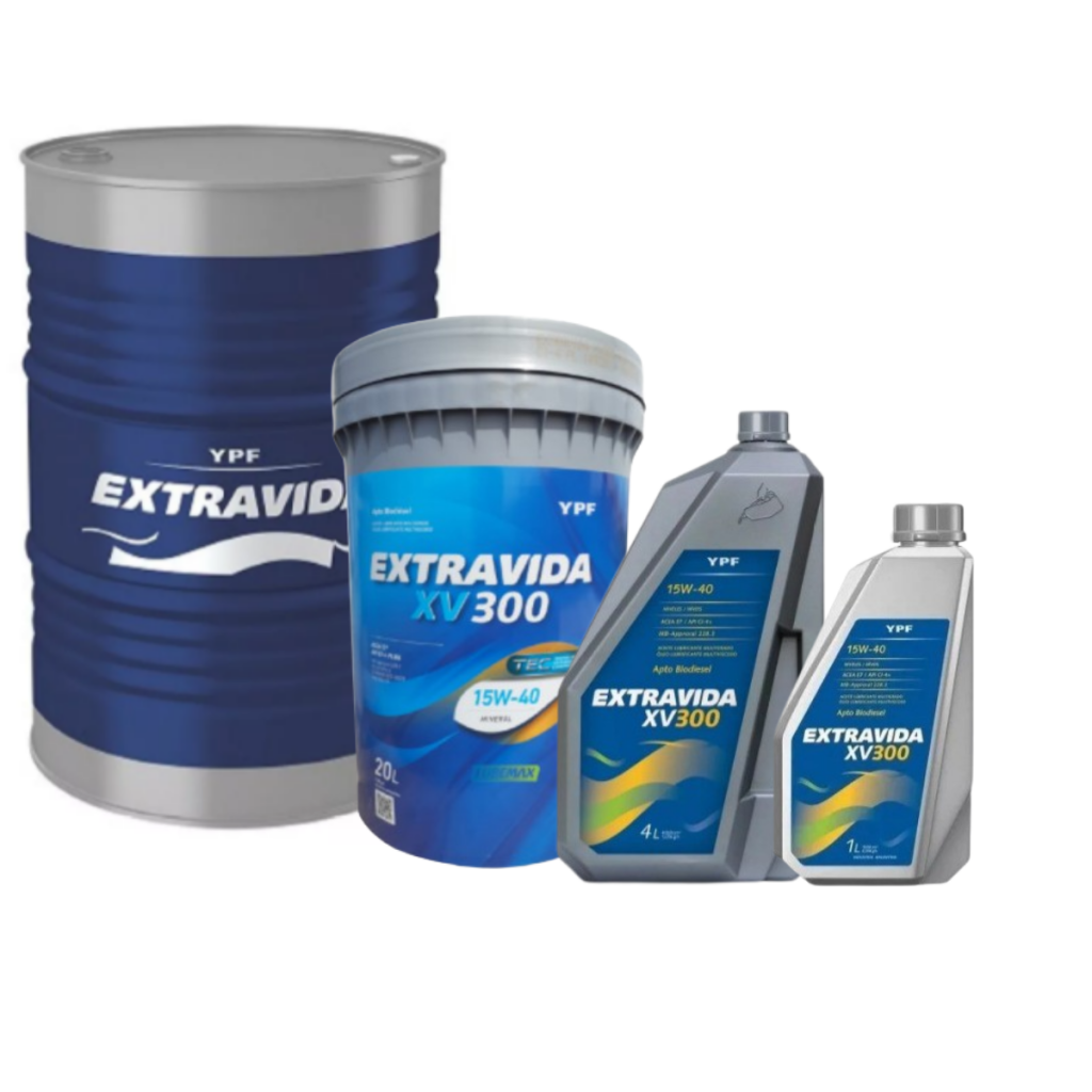YPF EXTRAVIDA XV300 15W40 - Perfomance Lube -Lubricantes